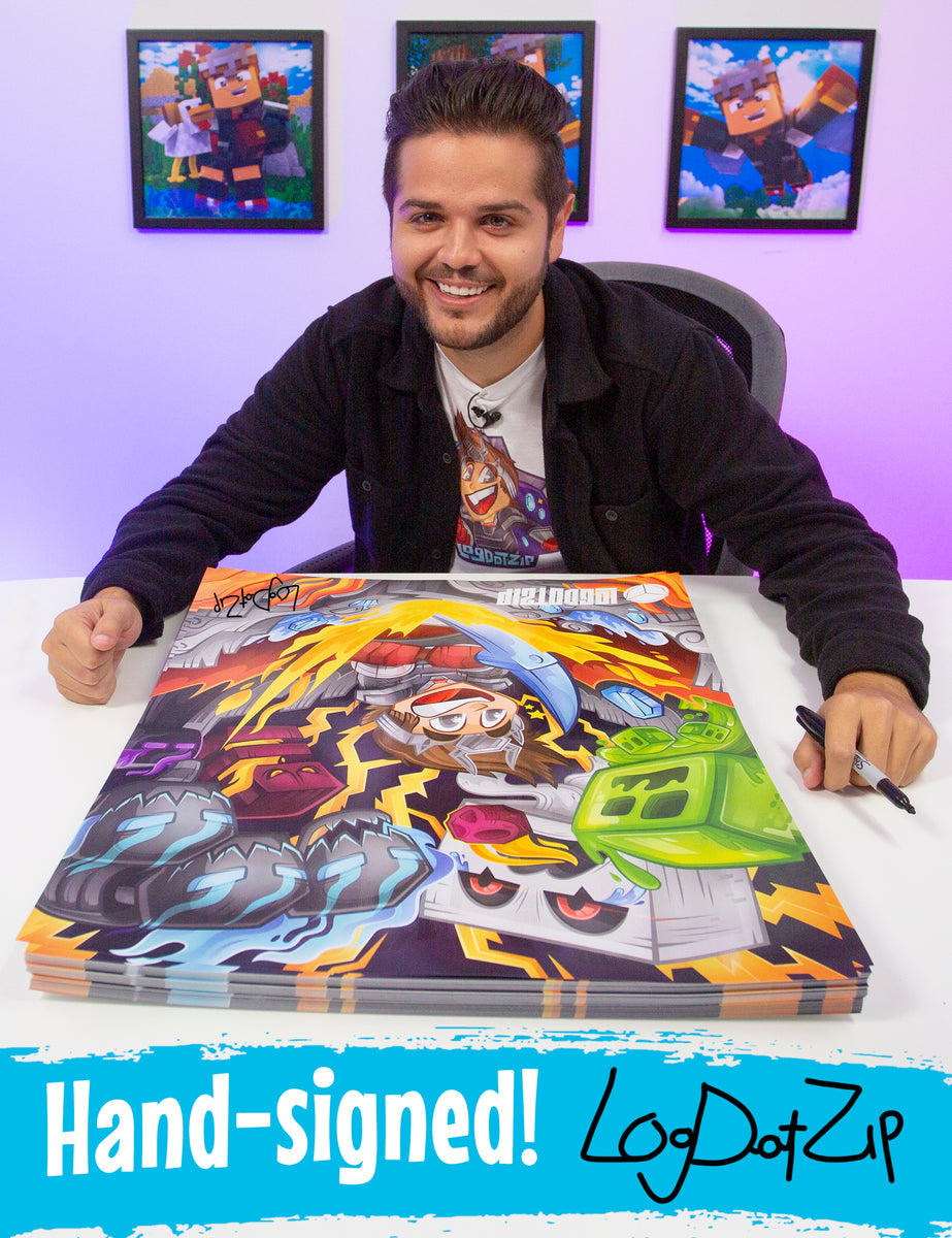 SIGNED Crave the Cave Logdotzip Poster! – LogDotZip
